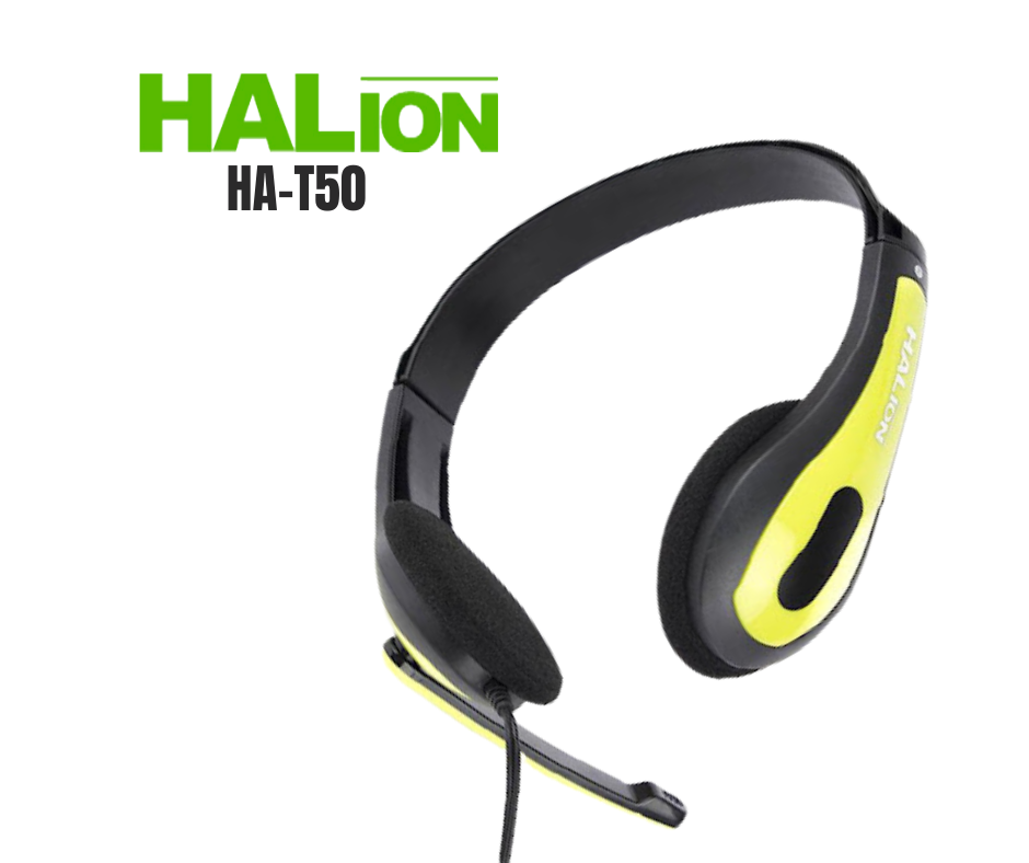 MICRÓFONO AURICULAR HA-T50 AZUL NEGRO :: aprsupport